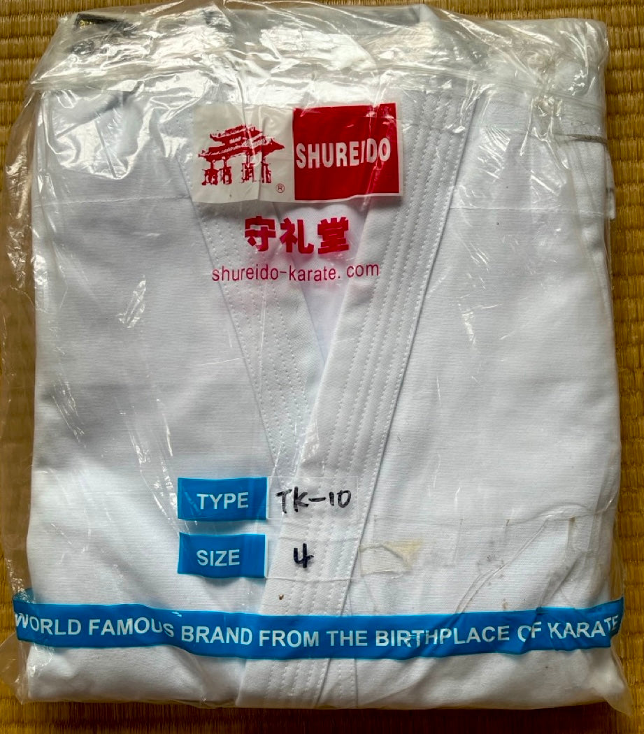 Shureido Tournament TK-10 Karate Gi - Kata Cut - Size 4 | BujindoShop ...