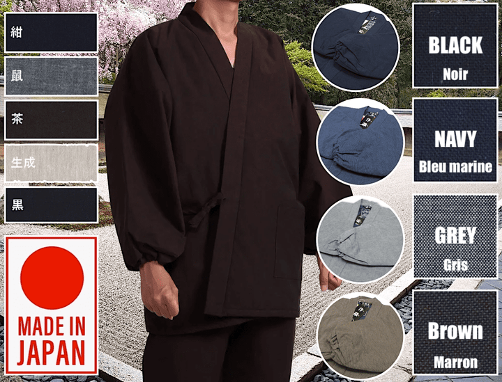Samue - Traditional Japanese Zen Buddhist Clothe - Made in Japan ...