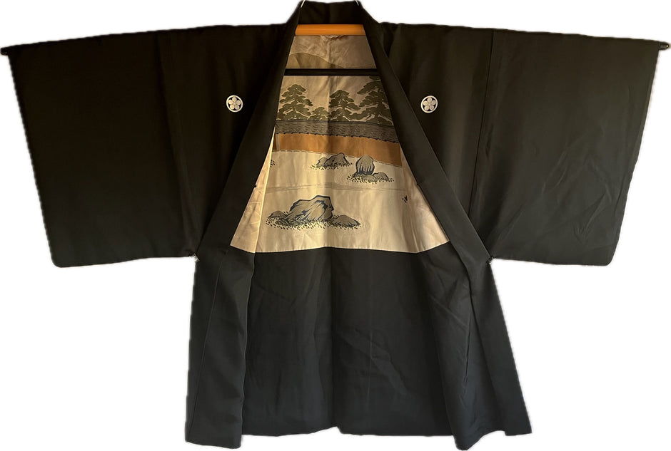 Men’s Antique Haori Formal– Authentic Samurai & Traditional Japanese ...