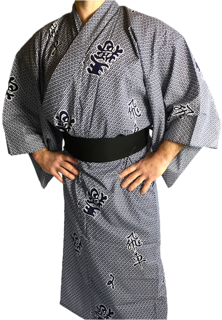 Men’s Yukata – Traditional Japanese Summer Kimono Robe – Made in Japan – BujindoShop